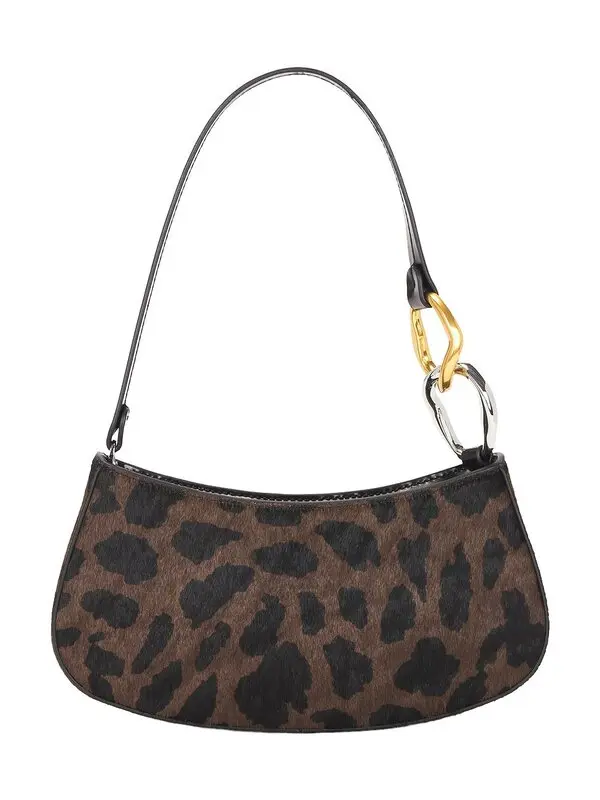 Staud Ollie Shoulder Bag - Leopard