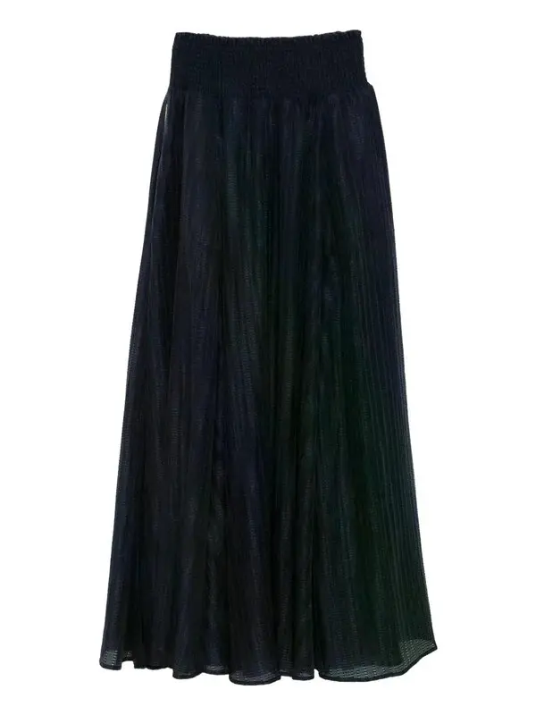 LUXE DE VALENTINA Palma Maxi Skirt - Blue