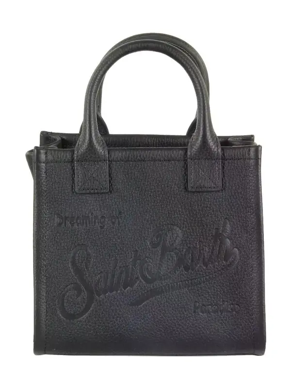 MC2 SAINT BARTH Embossed Tote Bag - Black