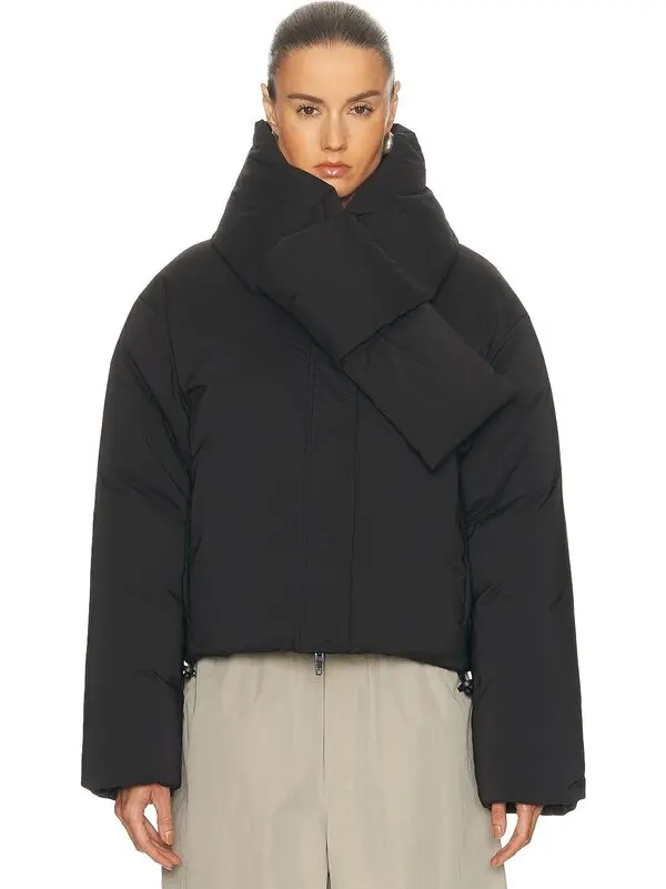 Alexander Wang Cropped Puffer Jacket - Black