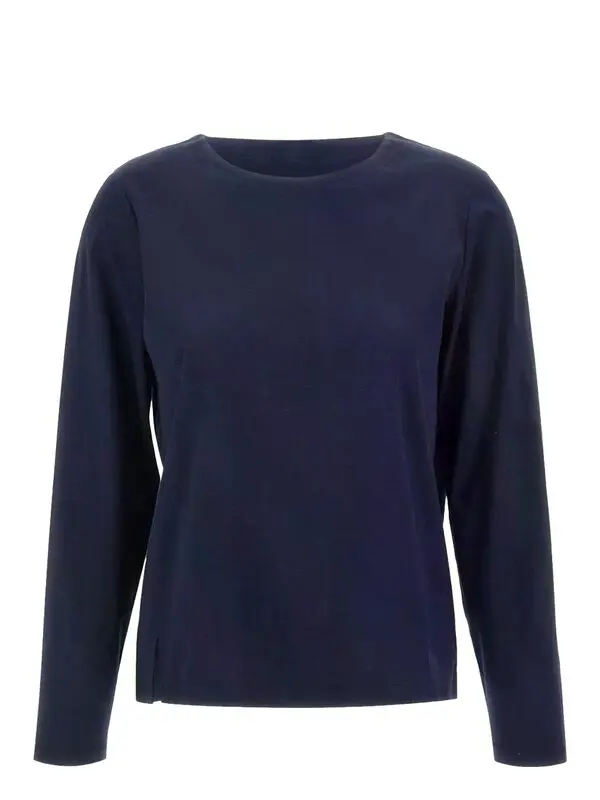 SUN 68 Crew Neck Long Sleeve T-shirt - Blue