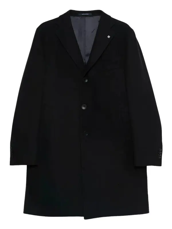 Tagliatore Button-up Coat - Black