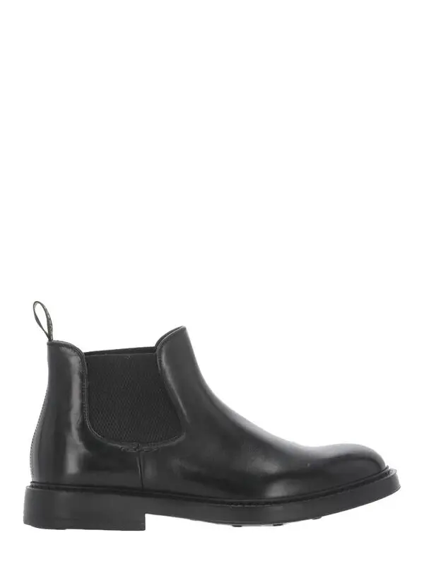 DOUCAL'S Leather Chelsea Boots - Black