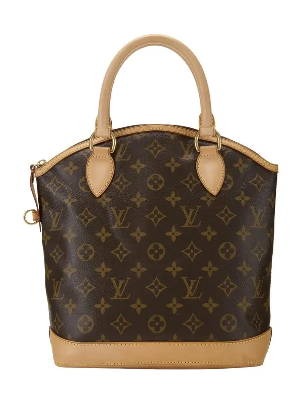 LOUIS VUITTON Monogram Lockit Handheld - Brown