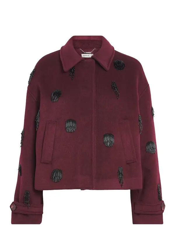 Simkhai Wool-blend Katya Jacket - Red