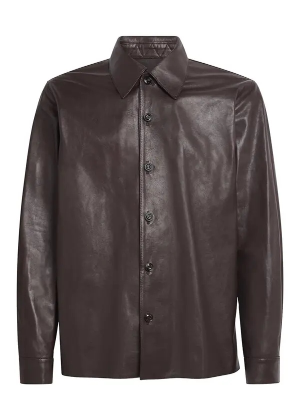 Our Legacy Calfskin Welding Shirt - Black