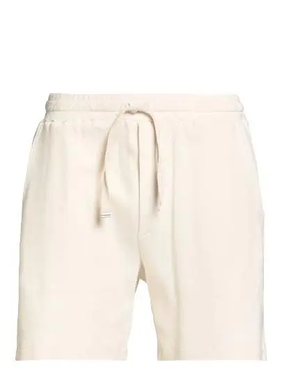 WOOL & CO Cotton Jersey Shorts - White