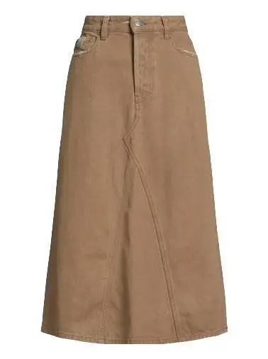 DIESEL Denim Flared Skirt - Brown
