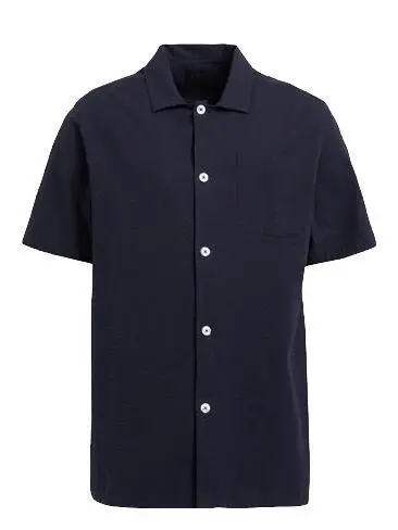 OUT/FIT Shirt Size Cotton, Elastane - Navy