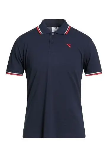 DIADORA Polo Shirt Midnight Size Cotton - Blue
