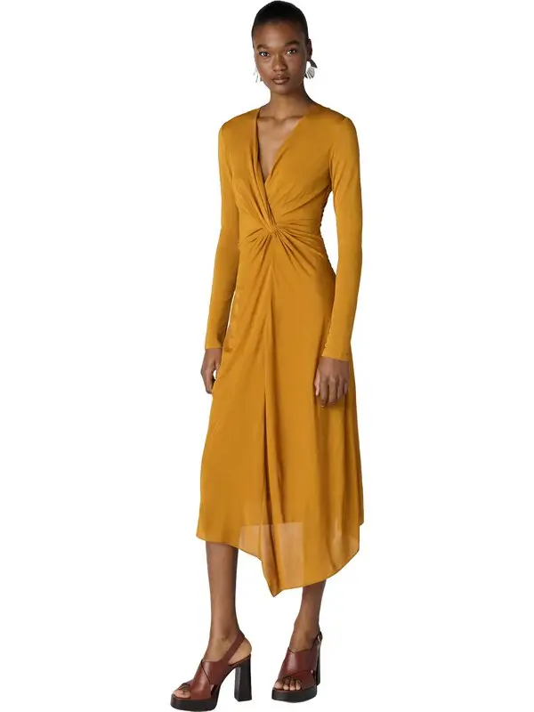 Diane Von Furstenberg Beatrice Midi Dress - Toffee
