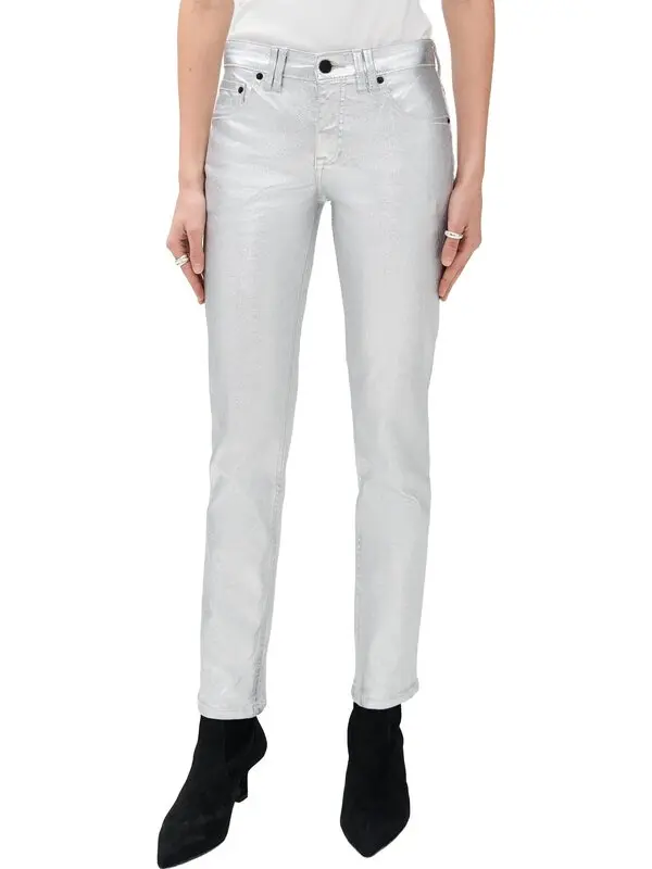 Free People Oracle Metallic Jeans - Divine