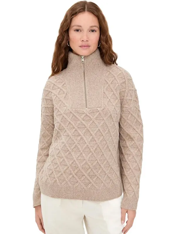 Closed Troyer Long-sleeve Sweater - Clay Beige