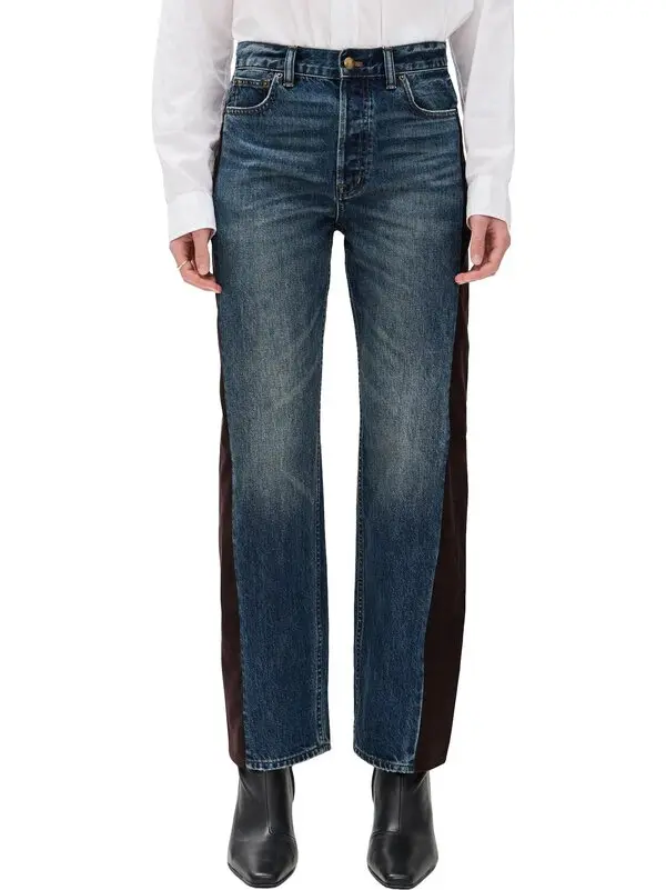 Madewell X Kaihara Denim Pieced Barrel Leg Jeans - Enright Wash