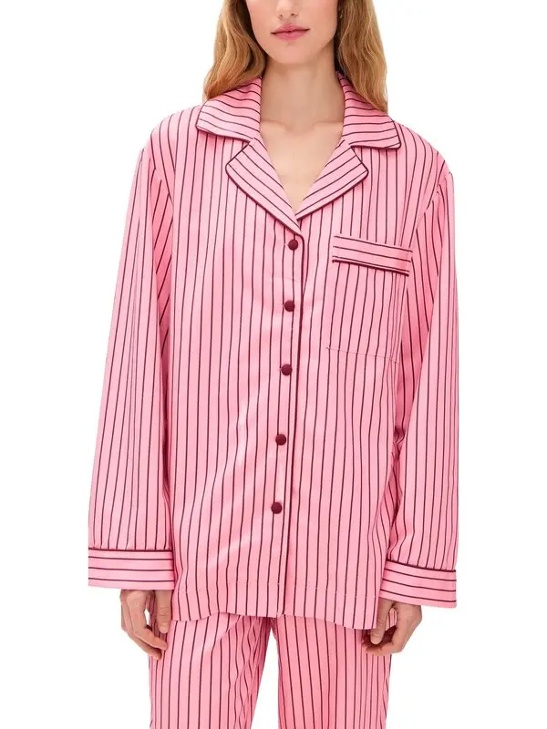 HOMMEY Long Sleeve Sleep Shirt - Rocky Road