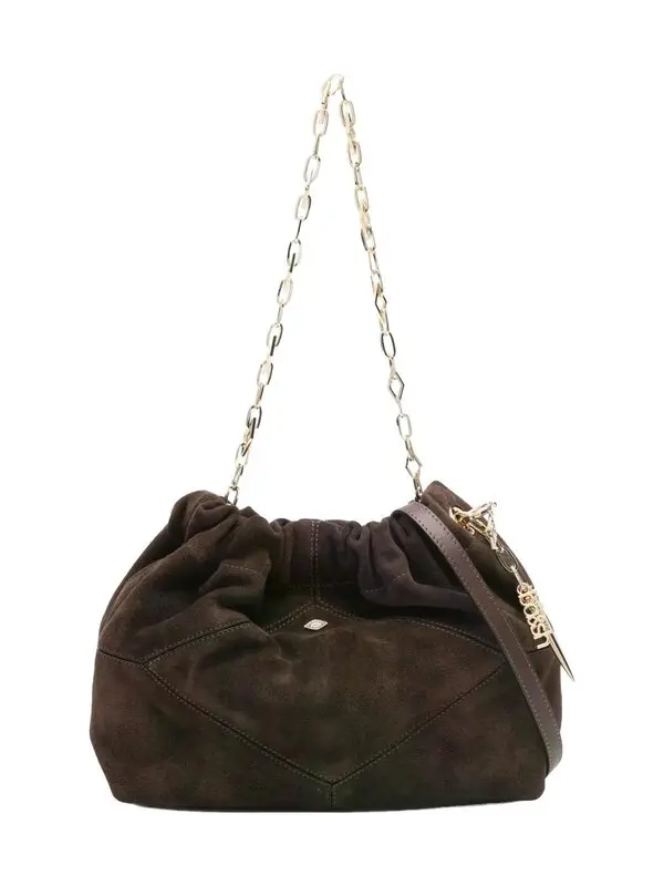 Ba&sh Mini June Suede Tote Bag - Brown