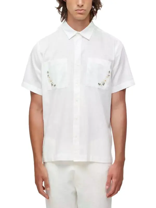 OSKLEN Mc Daisy-embroidered Shirt - White
