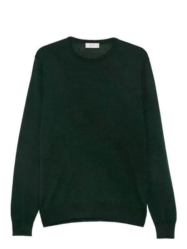 FERRANTE Crew-neck Sweater - Green