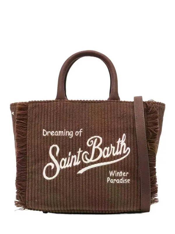 MC2 SAINT BARTH Mini Vanity Tote Bag - Brown