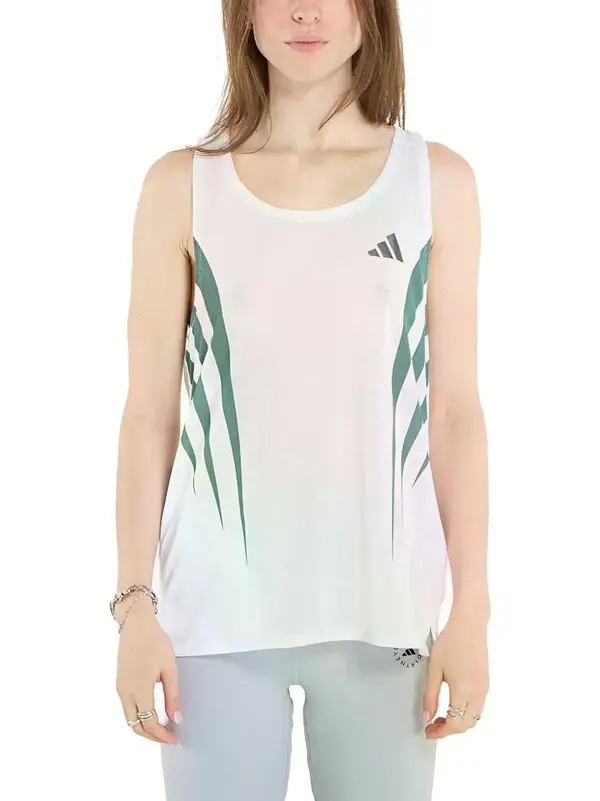 Adidas Adizero Archive Running Tank Top - White