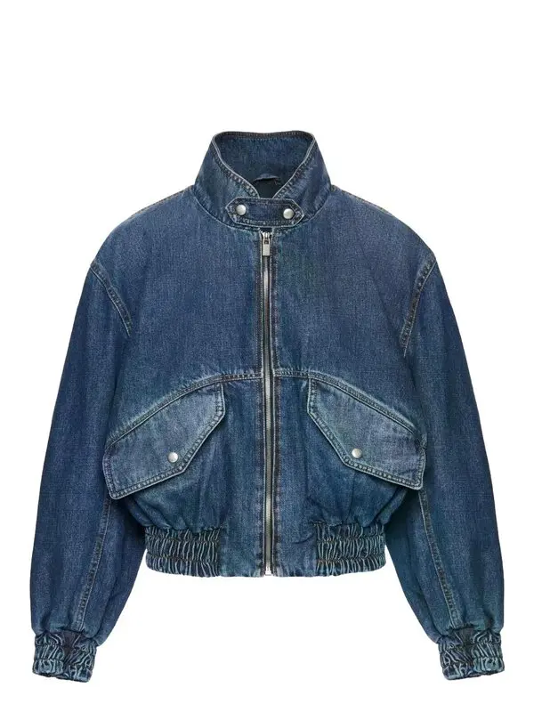 Magda Butrym Denim Zip Jacket - Blue