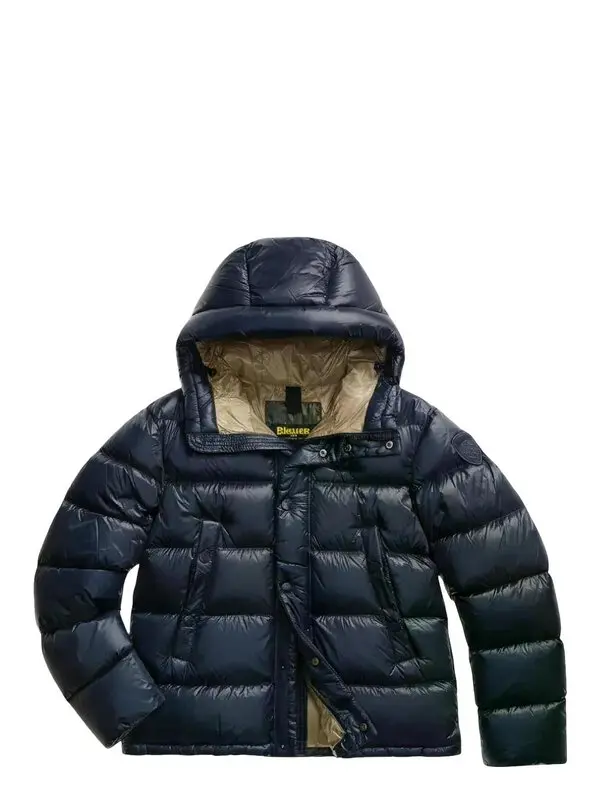 BLAUER. Clipper Puffer Jacket - Blue