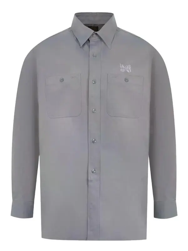 Needles Buttoned Pocket Shirt - Grey