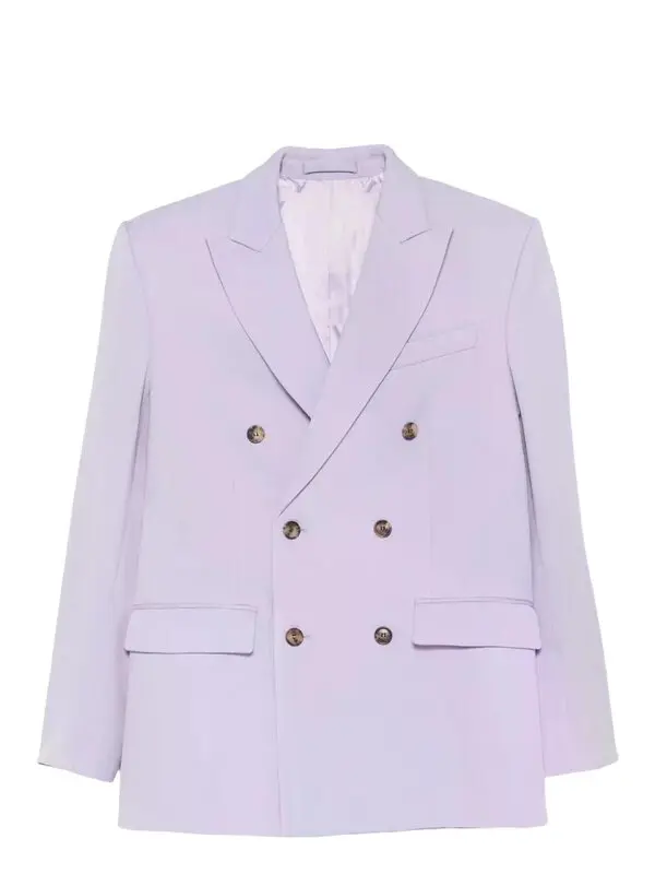 Wardrobe.NYC Double-breasted Blazer - Purple