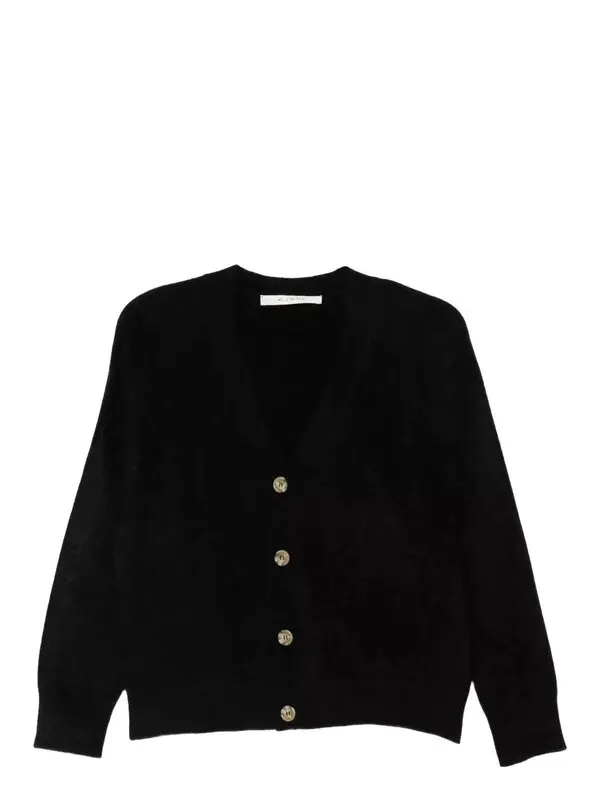 ABSOLUT CASHMERE Buttoned Cardigan - Black