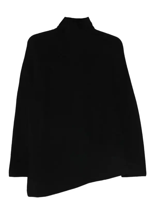 Christian Wijnants Koga Asymmetric Roll-neck Knitwear - Black