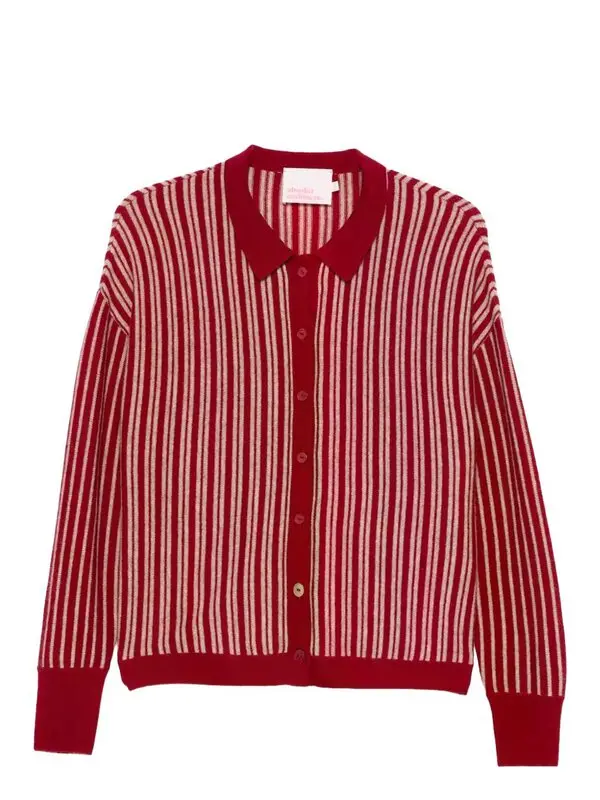 ABSOLUT CASHMERE Assia Striped Top - Red
