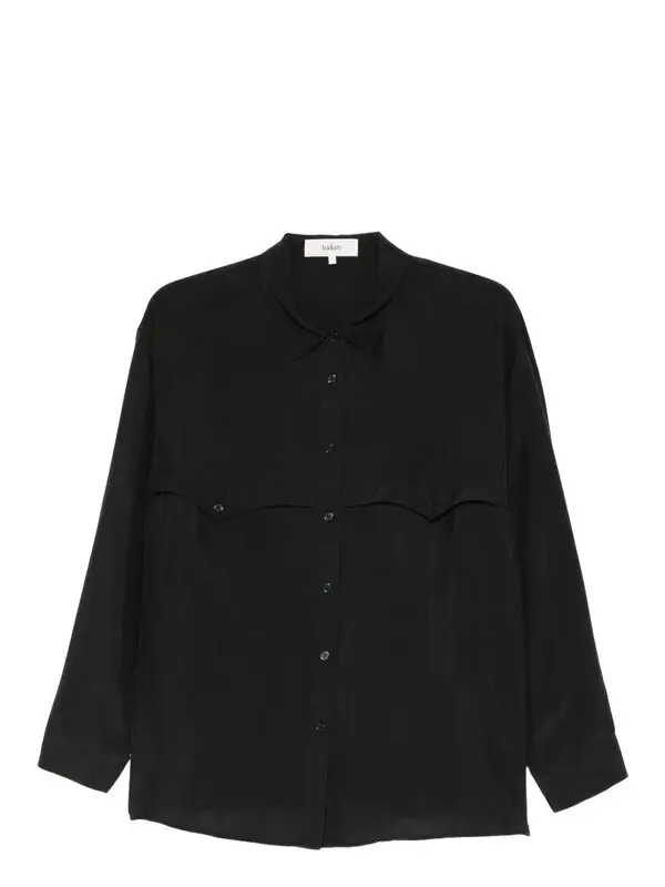 Ba&sh Silk Shirt - Black