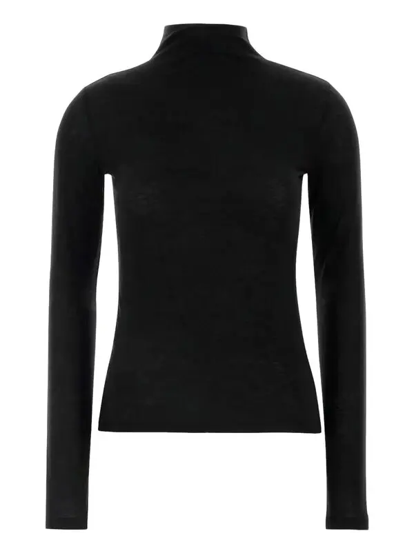 Calvin Klein High-neck Top - Black