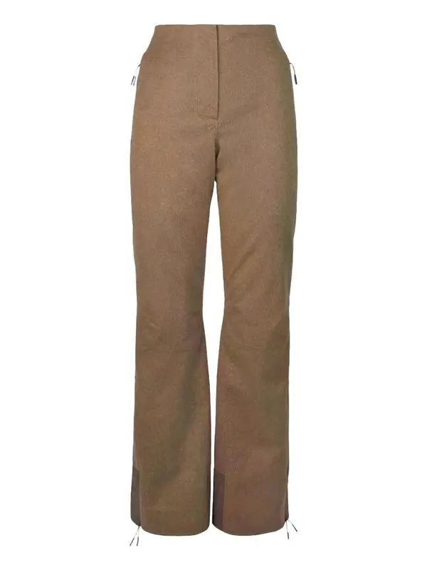 Sease Akuna Panelled Trousers - Brown