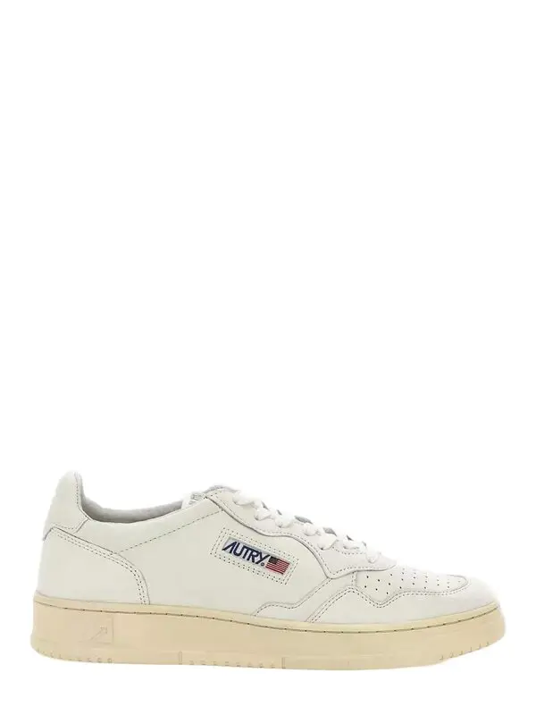 AUTRY Medalist Low Leather Sneakers - White