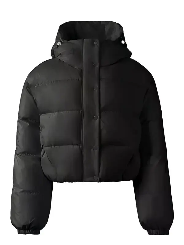 Perfect Moment Cropped Puffer Jacket - Black