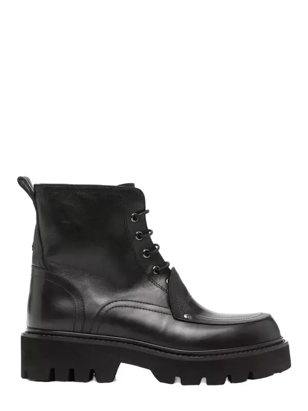 Premiata 45mm Lace-up Ankle Boots - Black