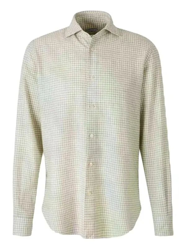 VINCENZO DI RUGGIERO Check-pattern Shirt - Neutrals