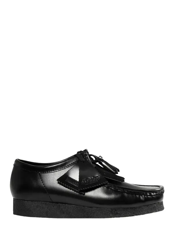 Clarks Tassel Leather Lace-up Shoes - Black