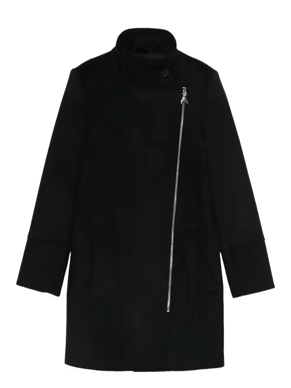 Patrizia Pepe Zip-up Coat - Black