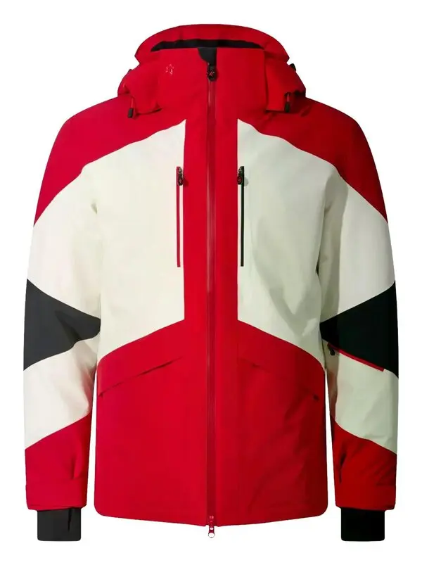 Perfect Moment Zipped Hooded Jacket - Red