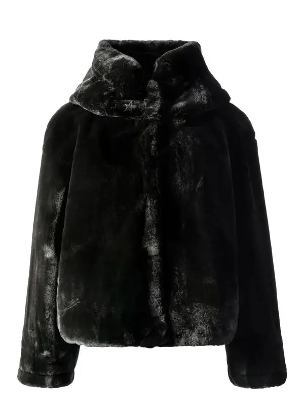Perfect Moment Faux Fur Hooded Jacket - Black