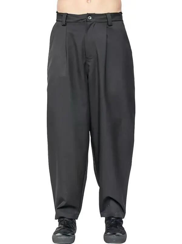 JOE CHIA Glide Pleated Trousers - Black