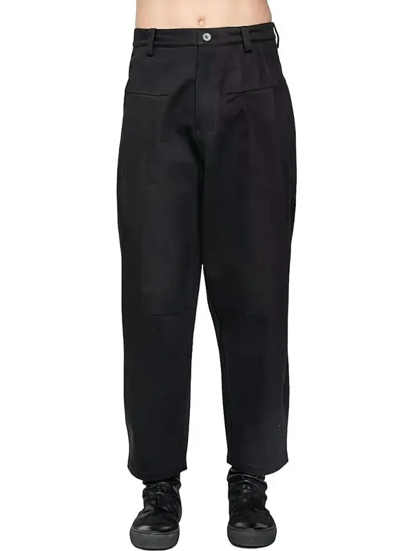JOE CHIA Windu Belt-loop Trousers - Black