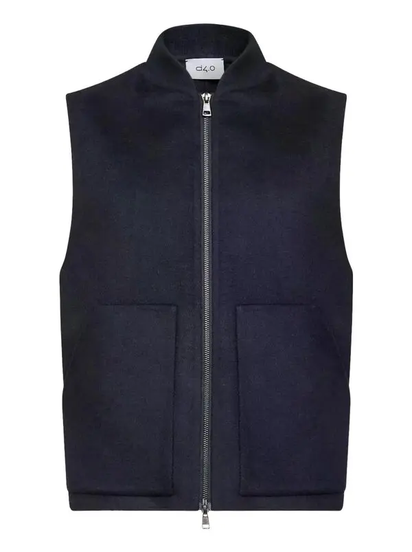 D4.0 Wool Gilet - Blue