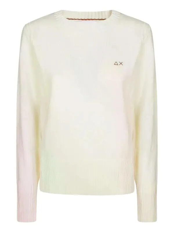 SUN 68 Long-sleeve Crew-neck Sweater - Neutrals