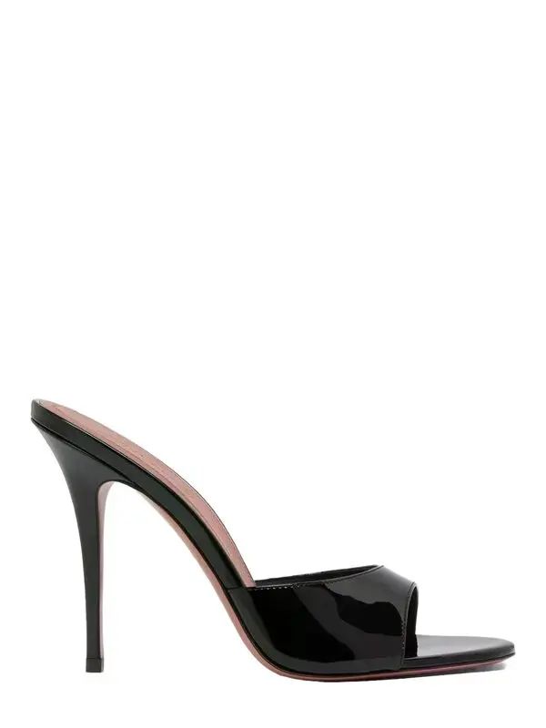 Amina Muaddi 105mm Elodie Sandals - Black