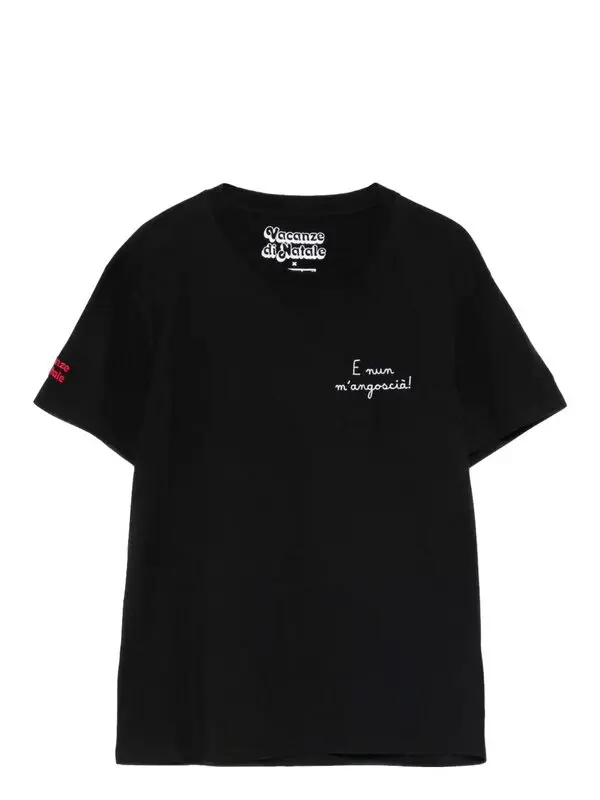 MC2 SAINT BARTH Emilie W Short-sleeve T-shirt - Black