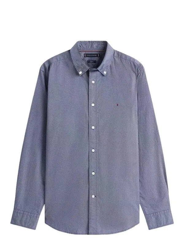 Tommy Hilfiger Long-sleeved Buttoned Shirt - Blue