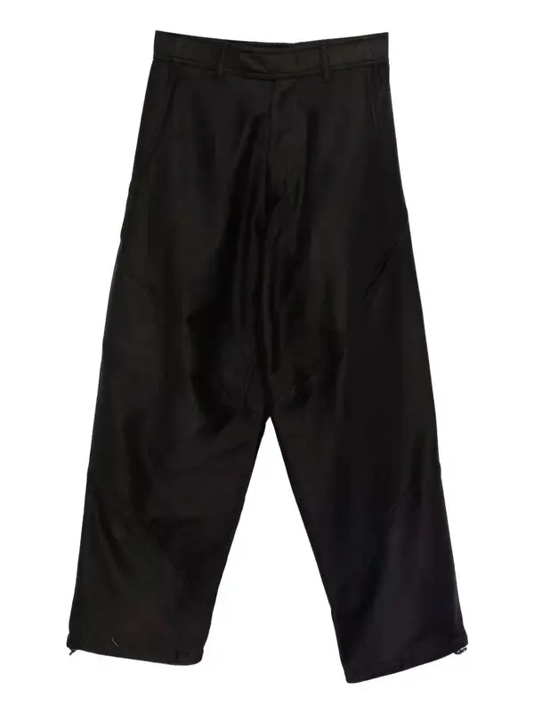 GOLDWIN Helicoid Cotton Trousers - Black